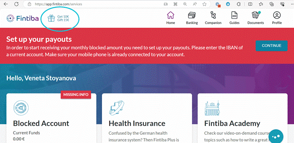 Where do I find my Fintiba Referral Code and how do I make a referral? – Fintiba | Help Center